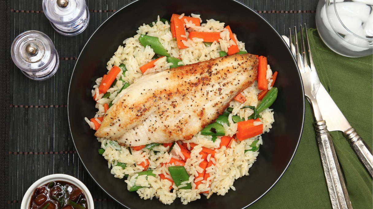 Meerval met citroen en rijst | Gezondheidsnet