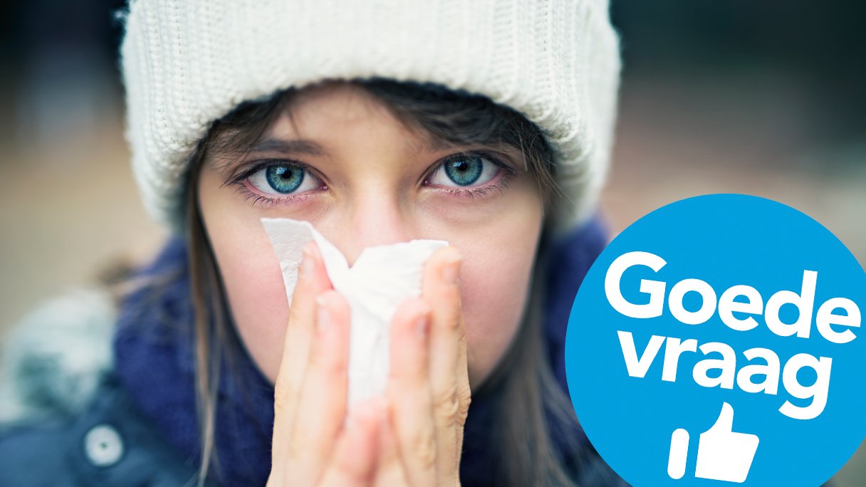 Kun je van kou verkouden worden? | Gezondheidsnet